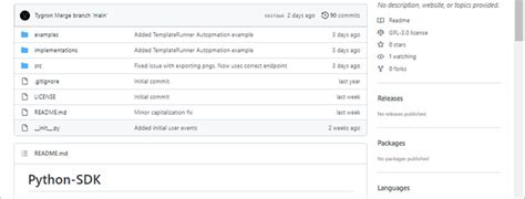 Python Sdk Tygron