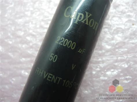 Capacitor Capxon 22000 Uf 50v Rhvent 150°c Bernd Grigat Gmbh