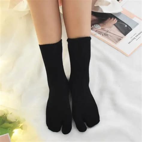 Japanese Kimono Pure Cotton White Thigh High Socks Cosplay Girls Two