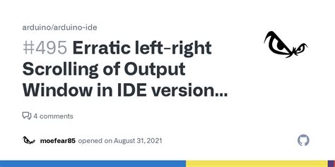 Erratic Left Right Scrolling Of Output Window In Ide Version 200