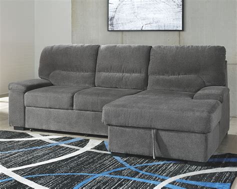 Ashley Furniture Chaise Sofa Sleeper Baci Living Room