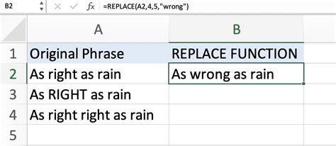 SUBSTITUTE Function Replace Characters In Excel MyExcelOnline