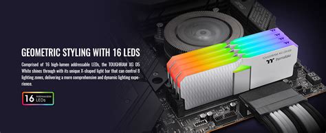 Thermaltake Toughram Xg Rgb D5 Memory Ddr5 32 Gb 16gbx2 5600 Mhz C36 Hynix Ic 16 Leds