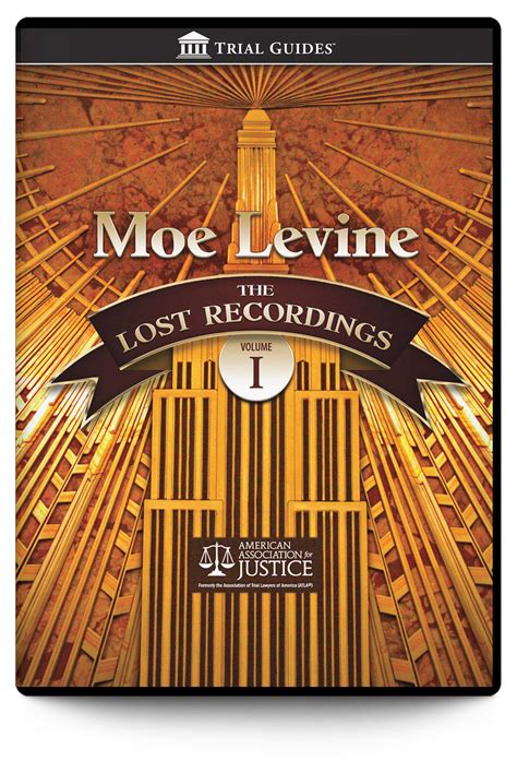 Moe Levine The Lost Recordings Vol I