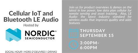 Cellular Iot And Bluetooth Le Audio By Nordic Semiconductor Indiana Iot Lab