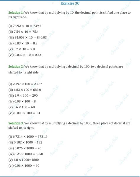 Rs Aggarwal Class 7 Exercise 3c Solutions Rs Aggarwal Solutions