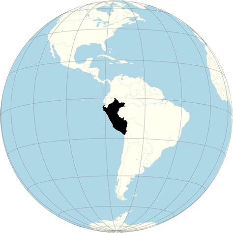 Peru On World Map