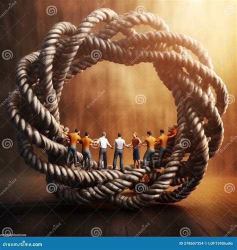 Unity And Teamwork Concept Stock Illustration Illustration Of Diverse 278607354