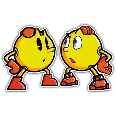 Pegatina Pacman Retro Vs Pacman