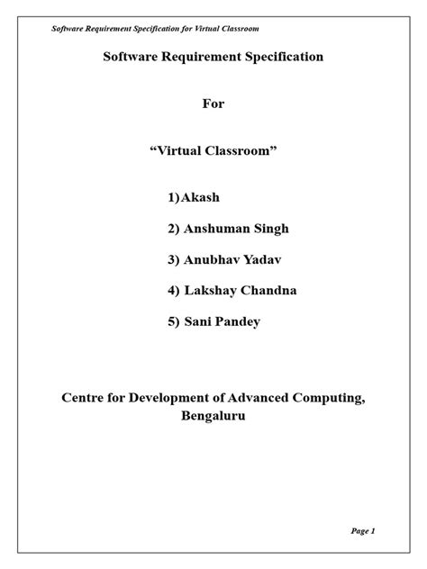 Final Srs Document Pdf