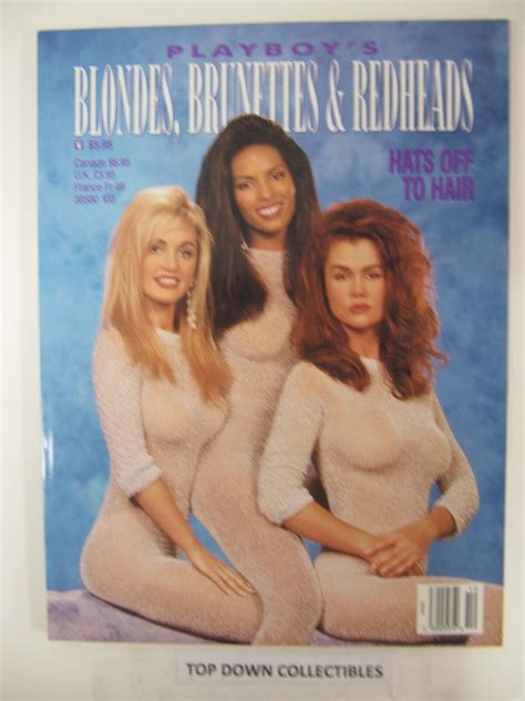 Playboy Newsstand Special Playboys Blondes Brunettes And Redheads 1993