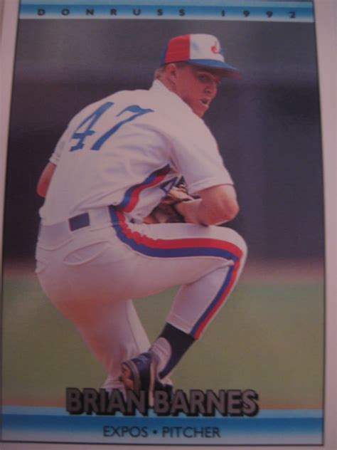 Baseball Cards Come To Life Player Profile Brian Barnes