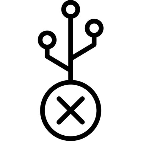 Usb Basic Miscellany Lineal Icon Usb Basic Miscellany Lineal Icon