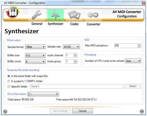 How To Convert MIDI To WAV With AV MIDI Converter