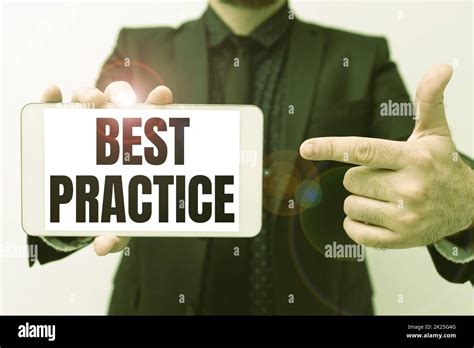 Sign Displaying Best Practice Concept Meaning Method Systematic Touchstone Guidelines Framework