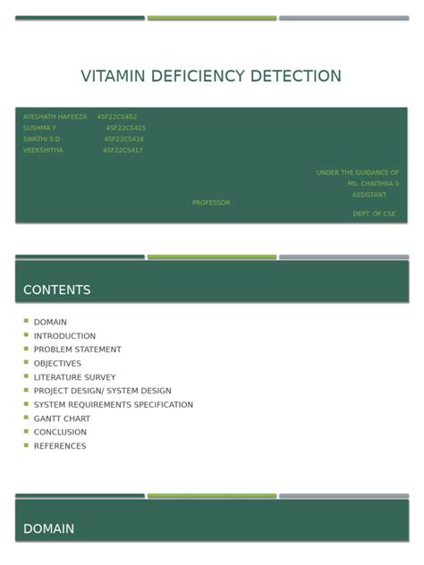 Vitamin Deficiency Detection Pdf Computer Vision Machine Learning