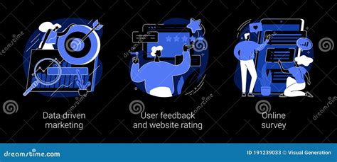 Customer Behavior Analysis Abstract Concept Vector Illustrations Stock