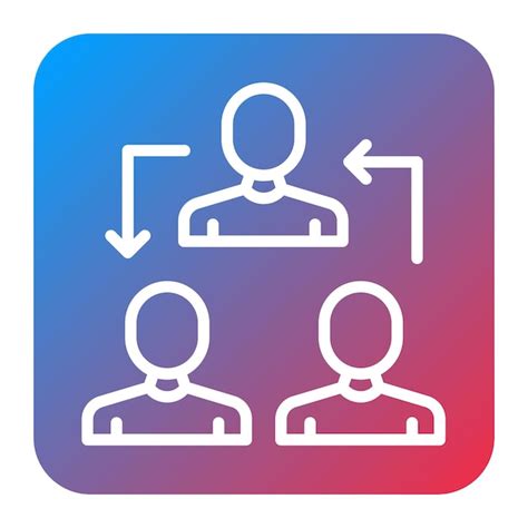 Collaboration Icon Vector Image Can Be Used For Data Science Premium