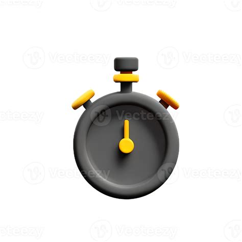 Timer 3d Rendering Icon Illustration 29129025 Png