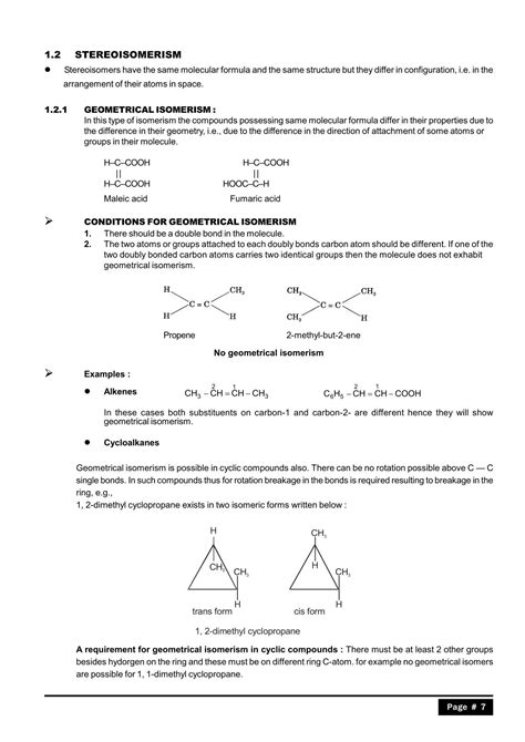 Isomerism Notes For Class 11 Iit Jee And Neet