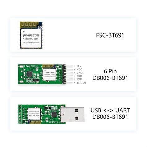 da14531 bluetooth ble module usb development board db006 bt691 usb