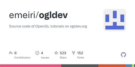 Github Emeiriogldev Source Code Of Opengl Tutorials On
