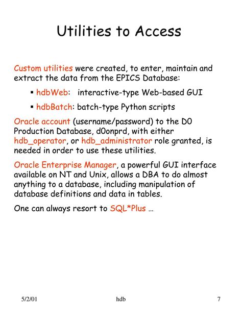 Ppt Epics Oracle Database Tutorial Powerpoint Presentation Free Download Id4795905