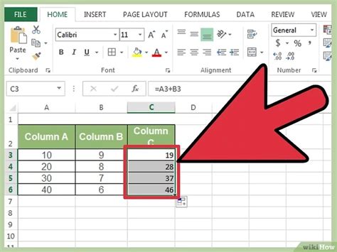 Как копировать формулы в Excel