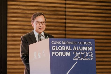 Global Alumni Forum Sparks Thought Provoking Dialogues On The Future Of Business Cuhk Business