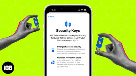 How To Use Security Keys For Apple Id On Iphone Ipad And Mac Igeeksblog