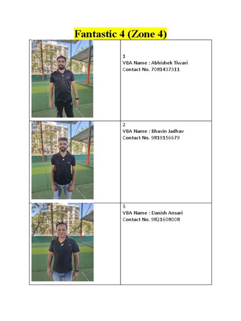 vba player list photos pdf