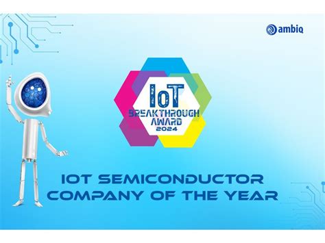 Ambiq Named Iot Semiconductor Company Of The Year 2024 Financial Post