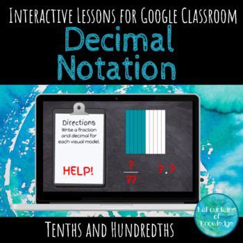 DIGITAL Decimal Notation Tenths And Hundredths Interactive Lesson Interactive Lessons