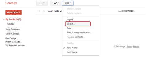 How To Export Google Contacts To A Csv File Covve