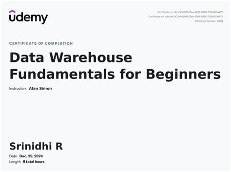 Srinidhi Ravi On Linkedin Datawarehouse Learningjourney