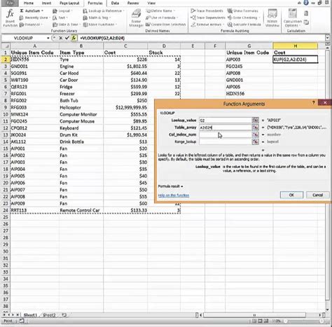 microsoft excel vlookup tutorial youtube