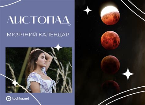 Місячний календар на листопад 2022 фази Місяця