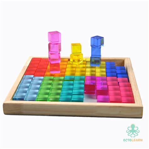 Lucite Blocks 100pcs Octo Learn