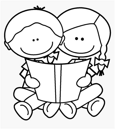 Reading Cartoon Images Black And White