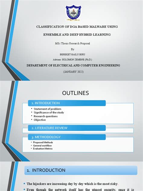 Classification Of Dga Based Malware Using Pdf Machine Learning