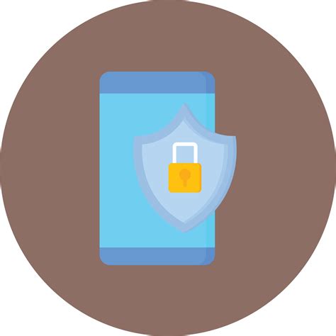 Mobile Security Vector Icon 31069665 Vector Art At Vecteezy