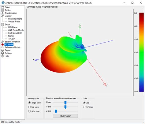 Antenna Pattern Editor User Manual
