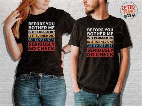 Funny Tech Support Checklist Pnggeek Techie Image Tech Etsy