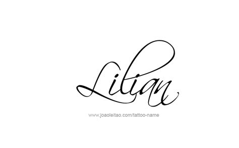 Lilian Name Tattoo Designs Name Tattoo Designs Name Tattoo Name Tattoos