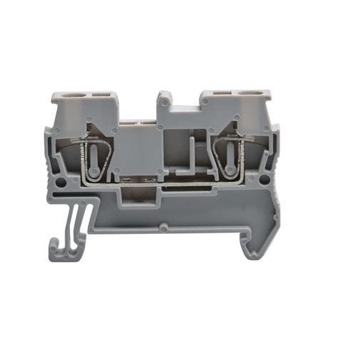 St DIN Rail Feed Though Spring Type Wiring Connectors Push In Terminal Block And Feed