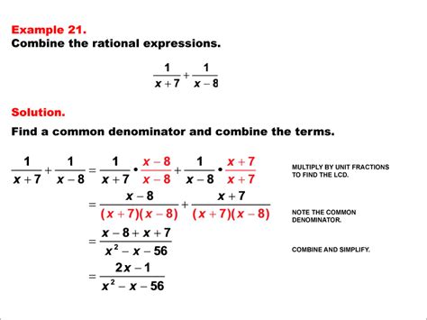 math example rational concepts rational expressions example 21