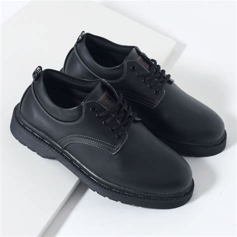 Jual Kenfa Safer Black Sepatu Formal Pria Wanita Casual Kerja Kantor