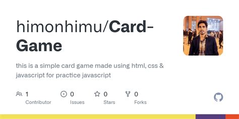 Github Himonhimucard Game This Is A Simple Card Game Made Using Html Css And Javascript For