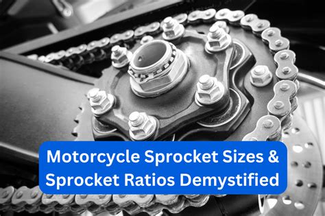 Motorcycle Chain Sprockets and Chain Sizing Deciphered
