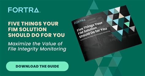 5 Things Your Fim Solution Should Do For You Tripwire